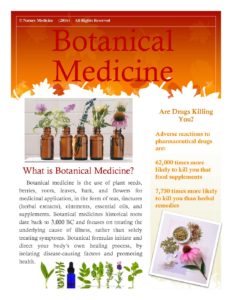 Botanical Medicine – Nature Medicine Clinic